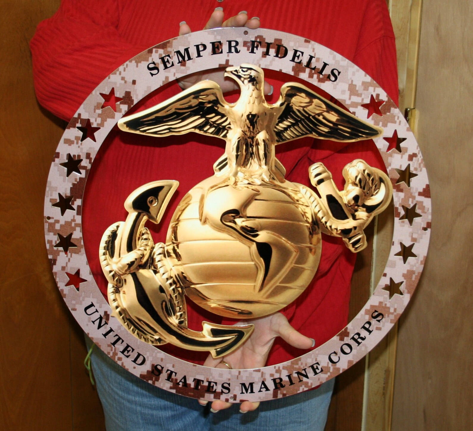 USMC Enlisted Tan steel sign MCEN-TAN19 | Etsy