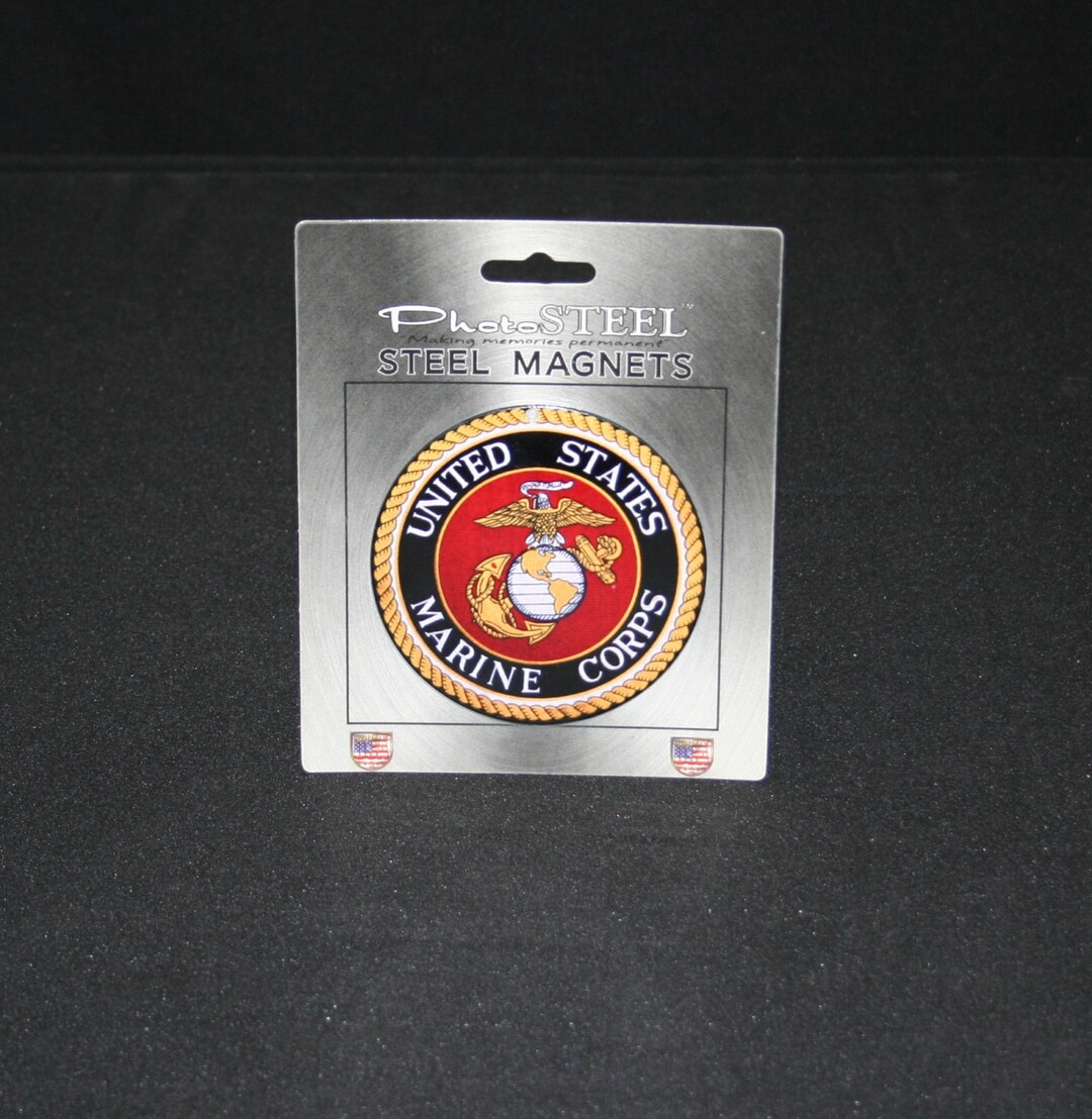 Magnet USMC Logo Round MC1 - Etsy