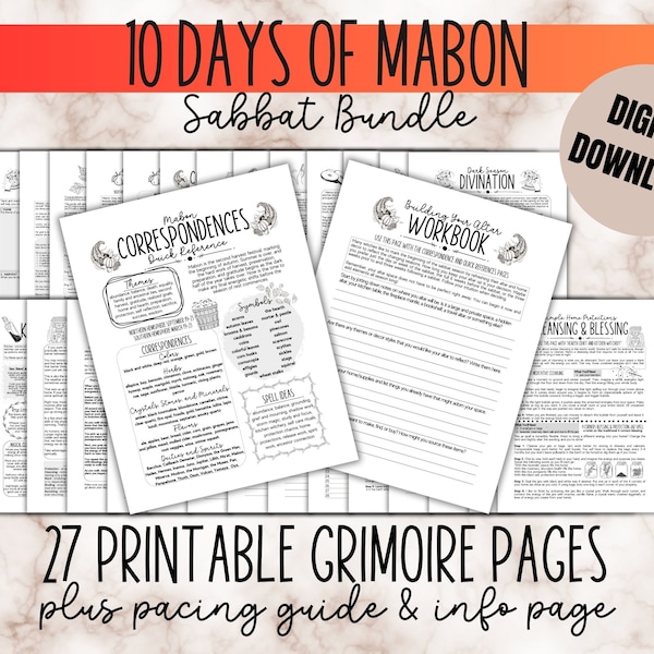 Witchcraft Printables - Etsy