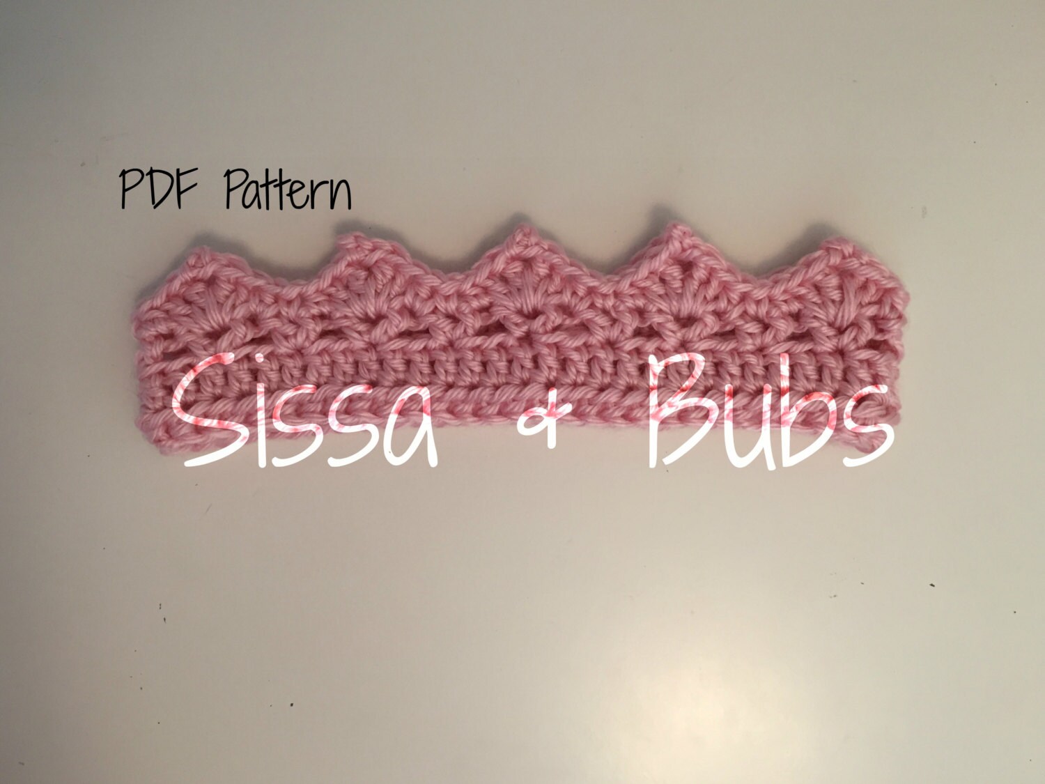 CROCHET PATTERN: Princess Crown, Crown Headband, Baby, Head Wraps ...