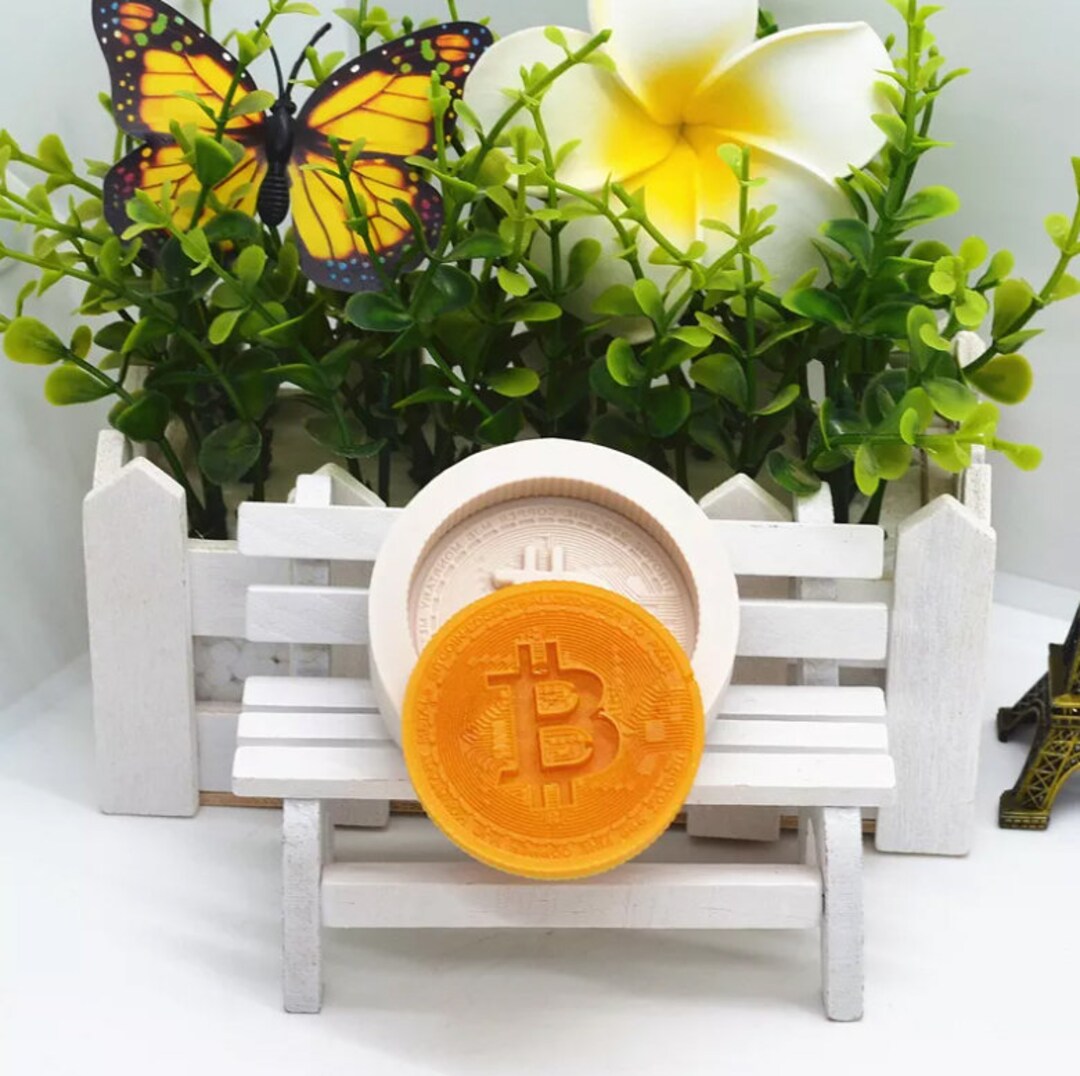 Bitcoin Digital Currency Silicone Mold, Silicone Mold Kitchen Baking ...