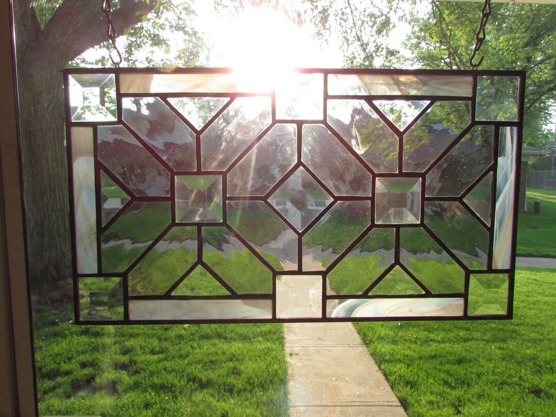 Stained Glass Panel - Etsy