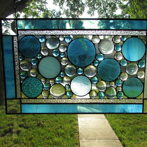 Stained Glass Vertical Wall Art - Etsy