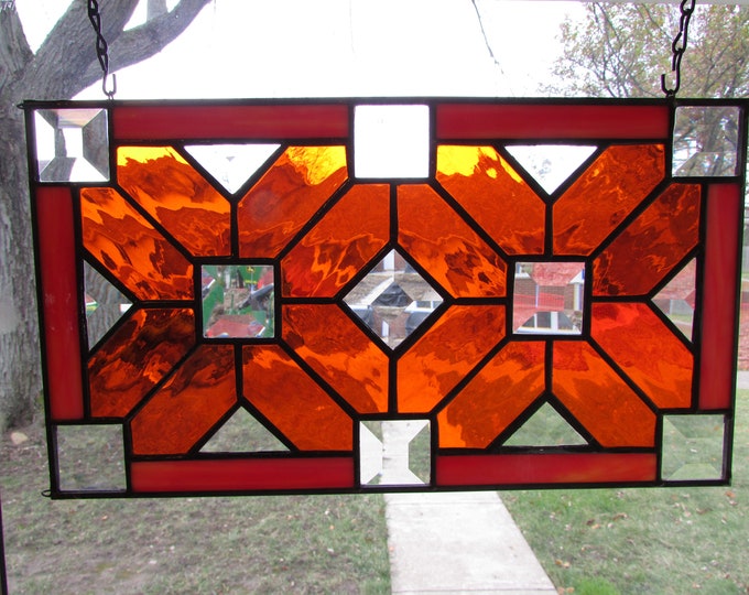 Stained Glass Panel - Etsy