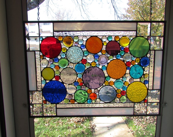 Stained Glass Panel - Etsy