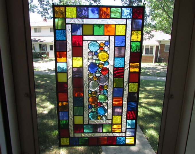 Stained Glass Panel - Etsy