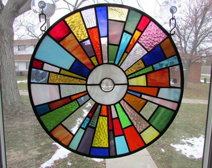 Stained Glass Panel | Etsy