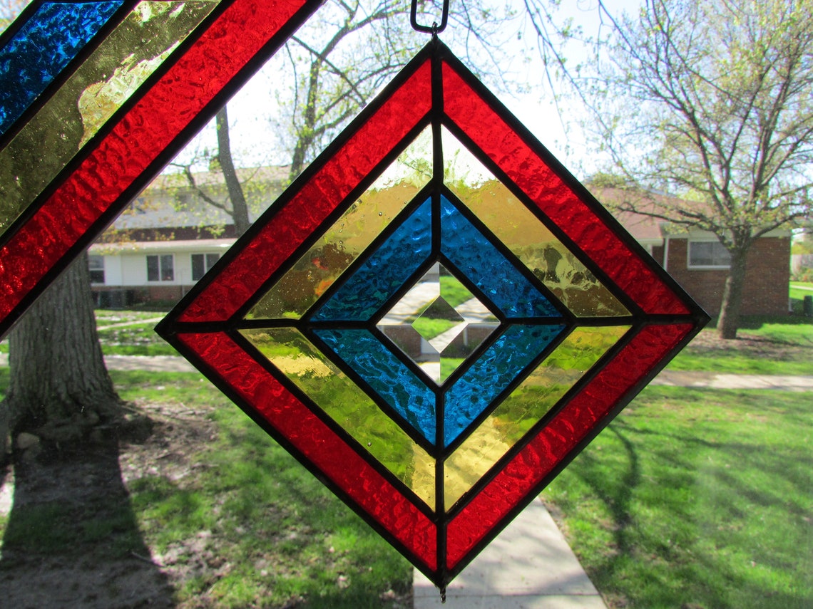 Stained Glass Suncatchers | Etsy