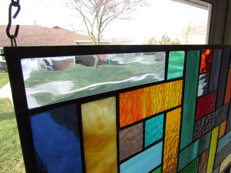 Stained Glass Panel - Etsy