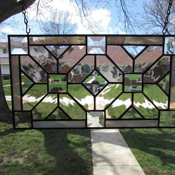 Stained Glass Horizontal Window Hangings - Etsy