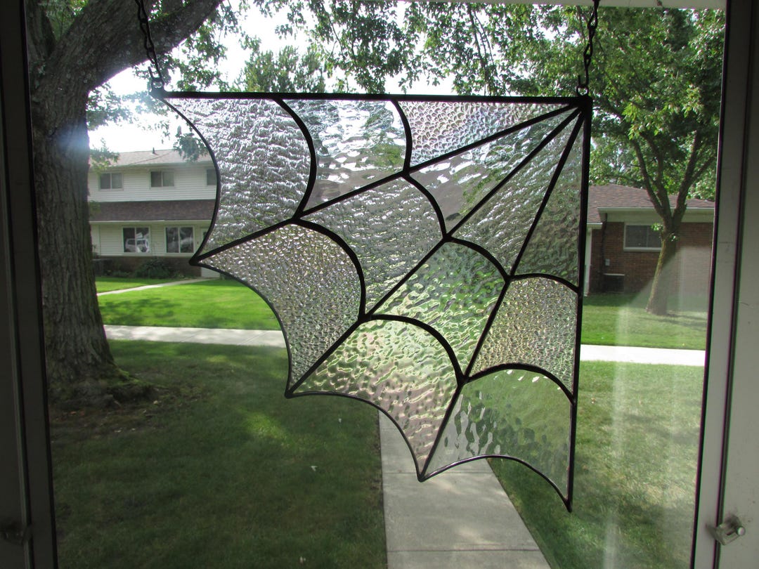 Stained Glass Spider Web - Etsy