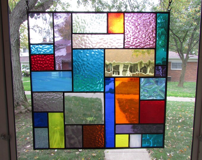 Stained Glass Panel - Etsy