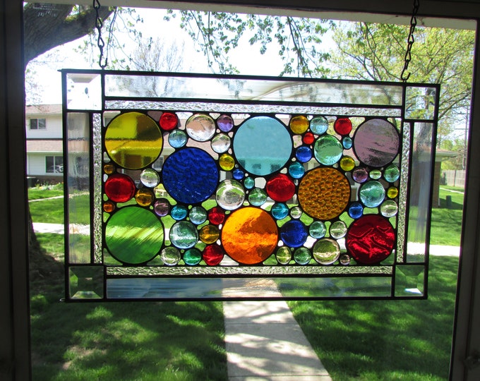 Stained Glass Panel - Etsy