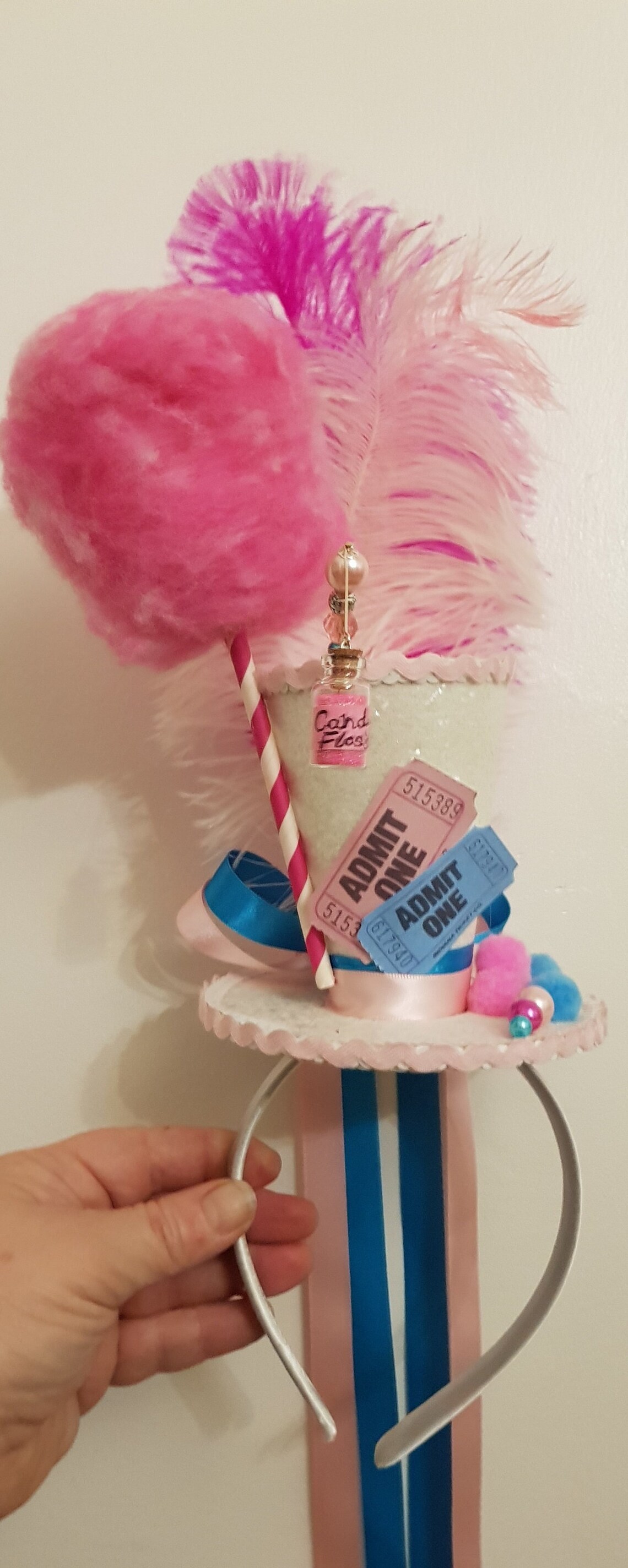 Candy Floss Fairground Circus Mini Top Hat - Etsy