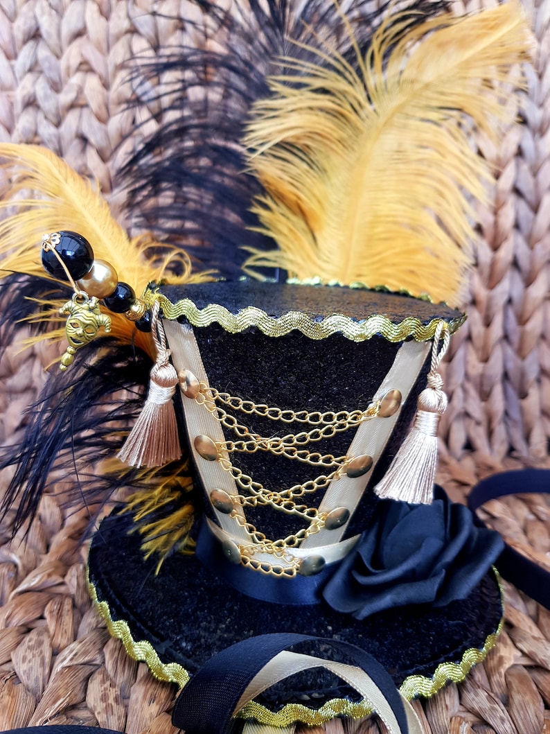 Circus Ringmaster Mini Top Hat Ringleader Lion Tamer Freak Show ...