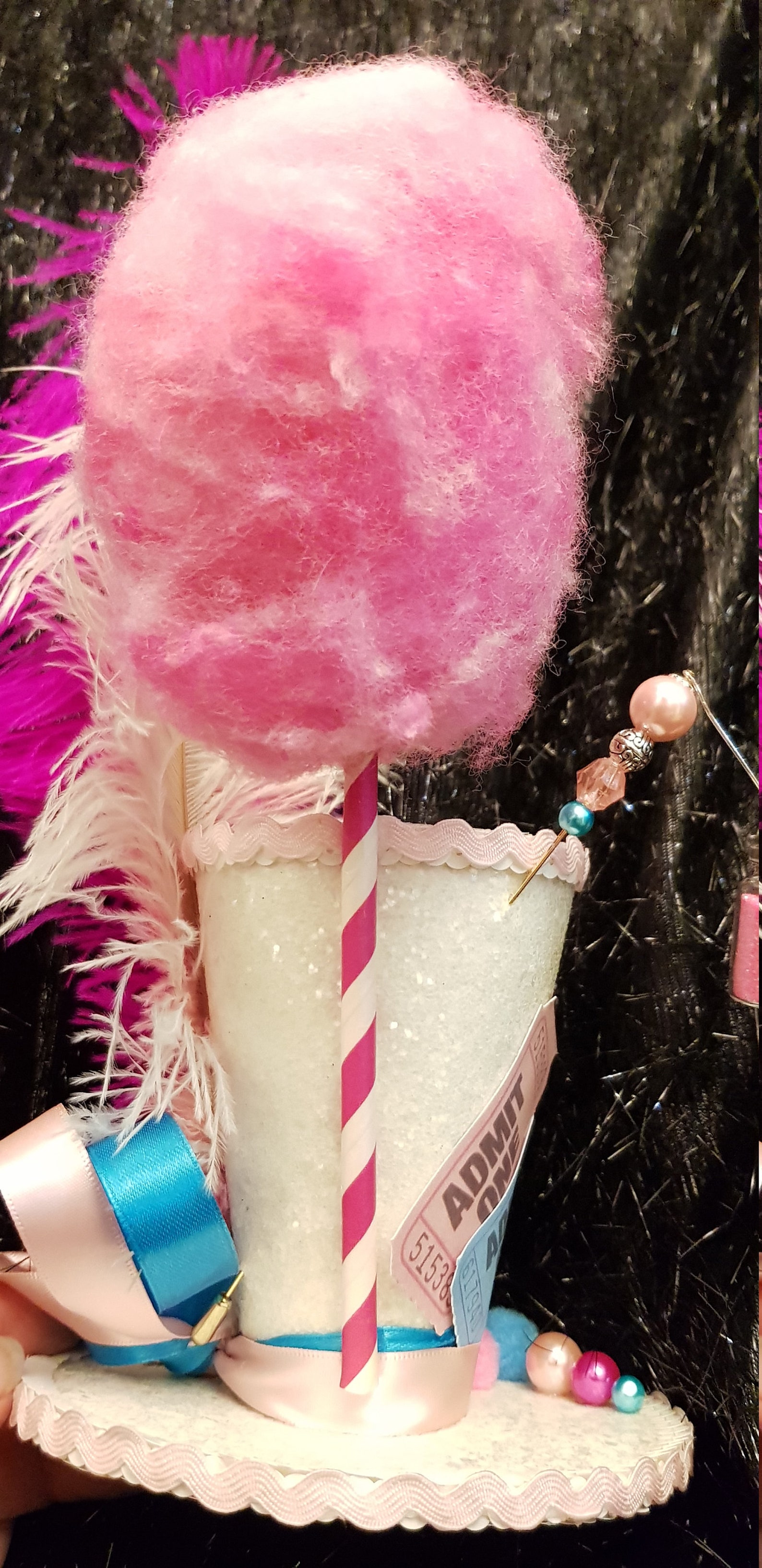 Candy Floss Fairground Circus Mini Top Hat - Etsy