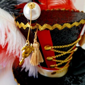 Circus Ringmaster Mini Top Hat Lion Tamer Ringleader Burlesque Showgirl ...