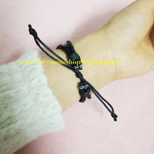 Mega Evolution Bracelet Jewelry Custom Picture Gift Black Dark Brown ...