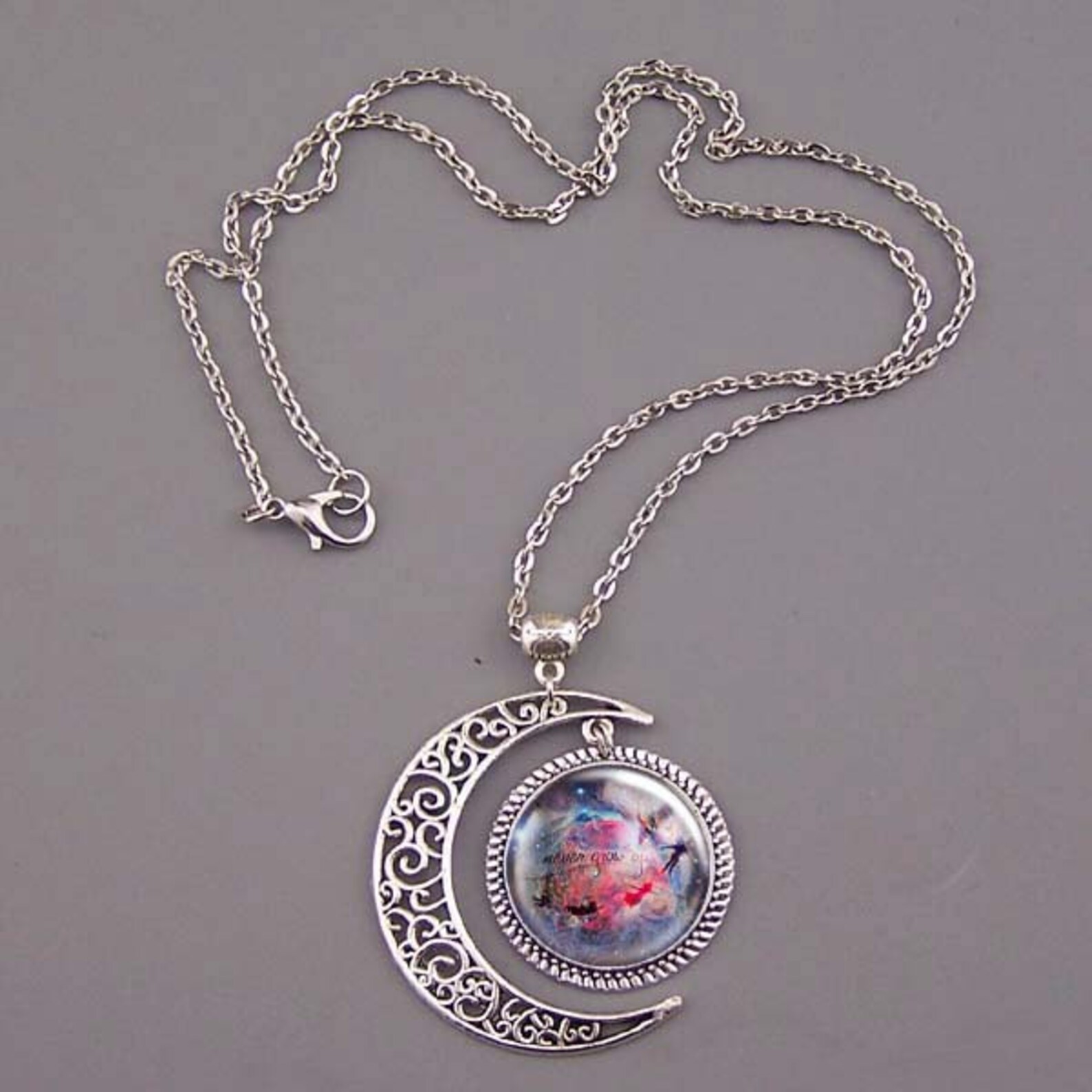 Peter Pan Necklace,peter Pan Jewelry,peter Pan Pendant,never Grow up ...