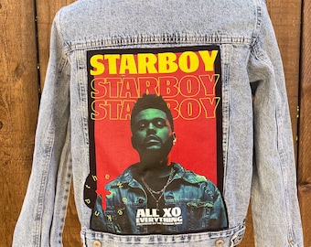 The Weeknd Black Denim Jacket Exclusive Stylish Denim Jacket for Men ...