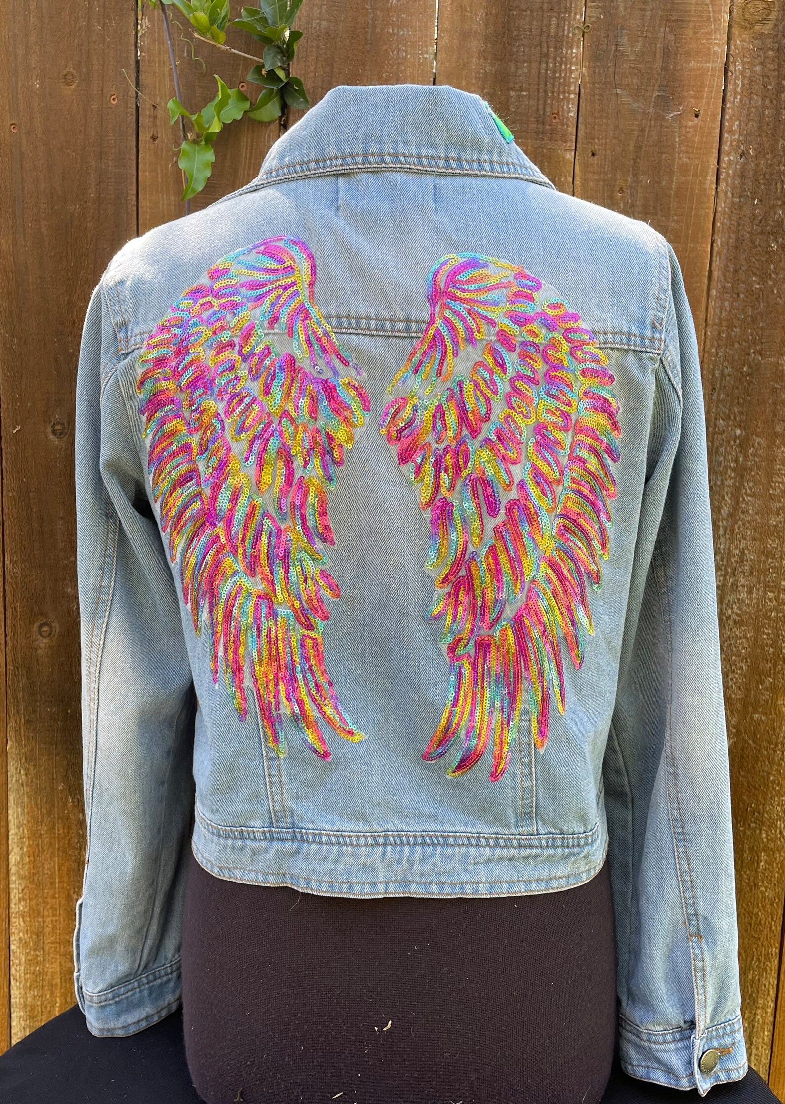 Womens Rainbow Wing Jacket - Etsy