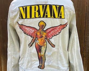 Vintage Nirvana Denim Jacket - Etsy
