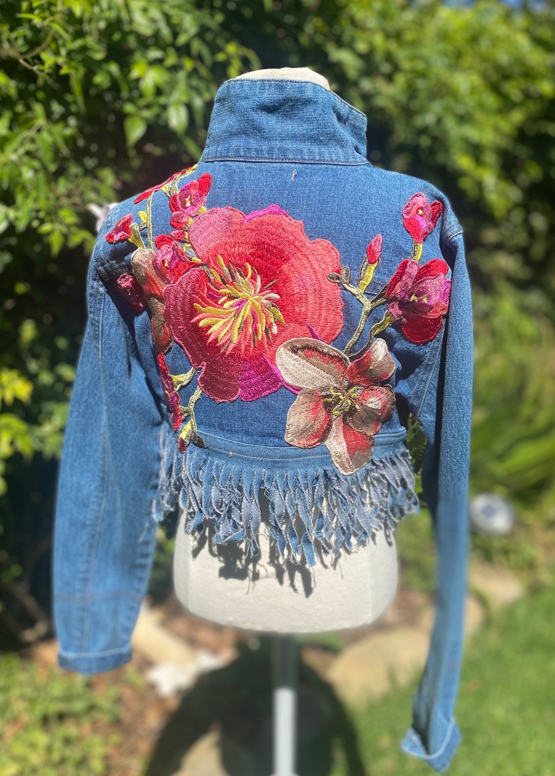 Custom Made Girl’s Fringe, Flower and Butterfly Jackets - Etsy