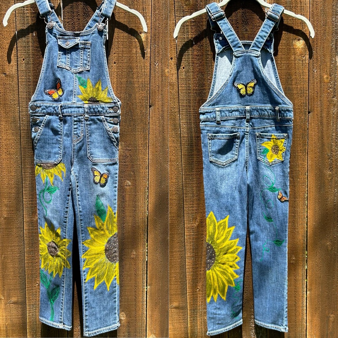 Repurposed Denim Overalls - Etsy
