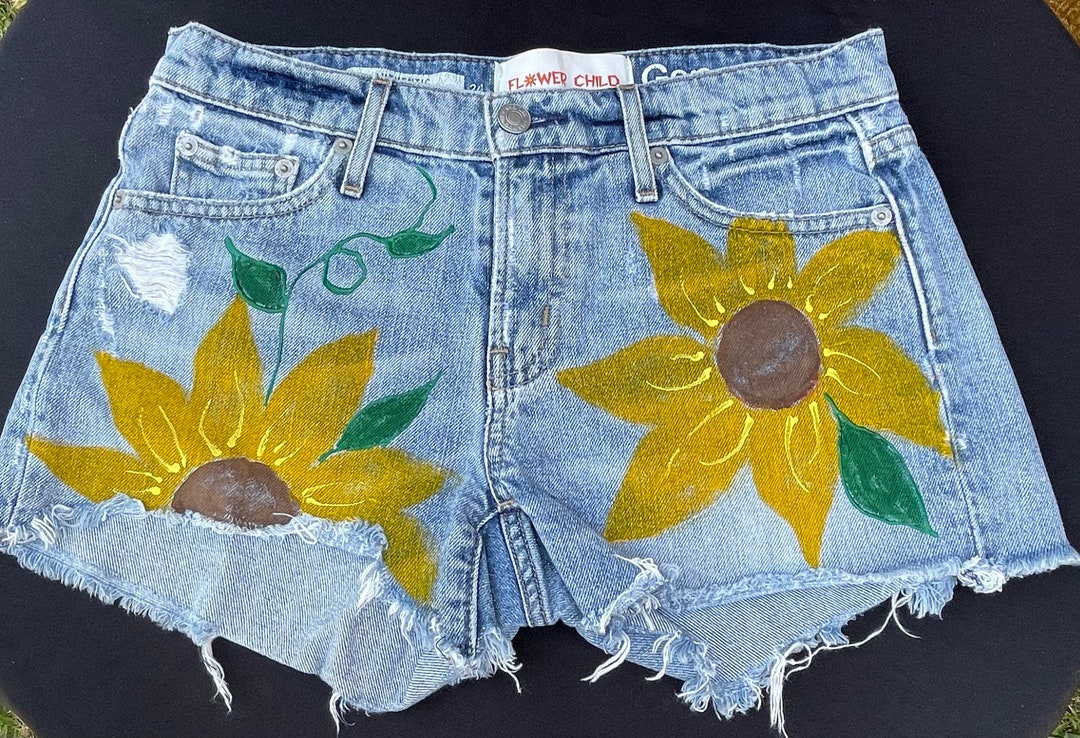 Repurposed Denim Shorts - Etsy
