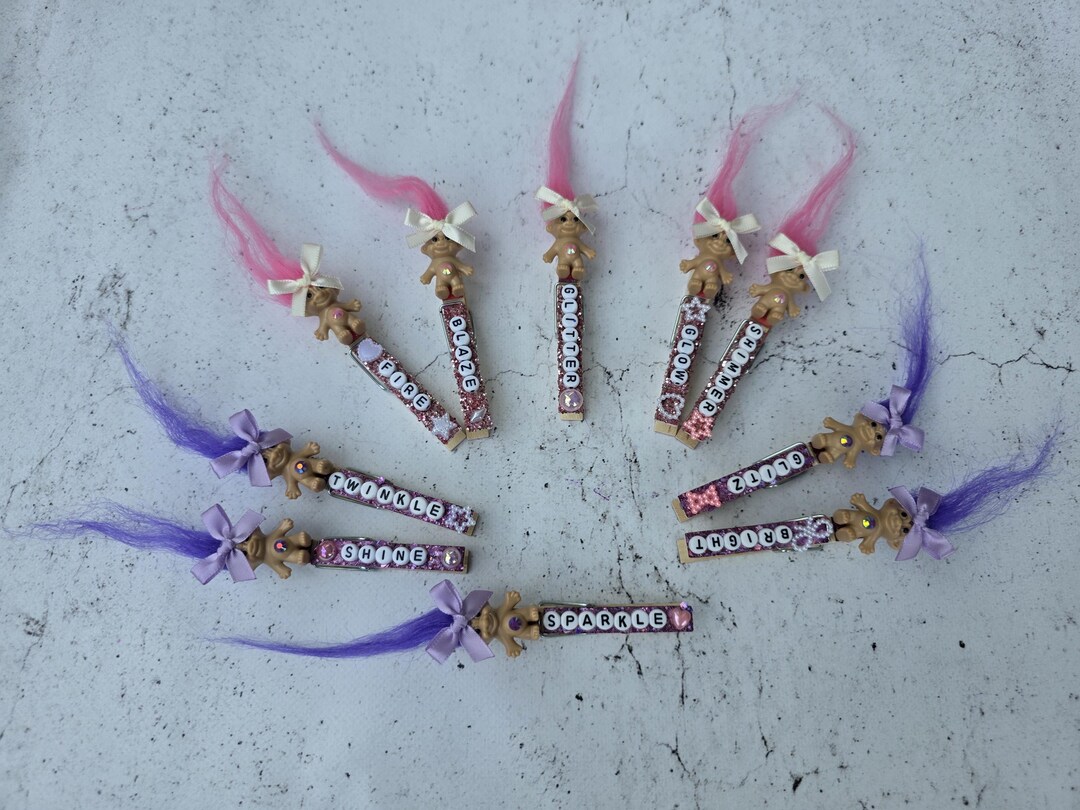 Good Luck Cheer Competition Pins - Trolls - Letter Beads ...