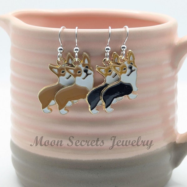 Corgi Earrings - Etsy