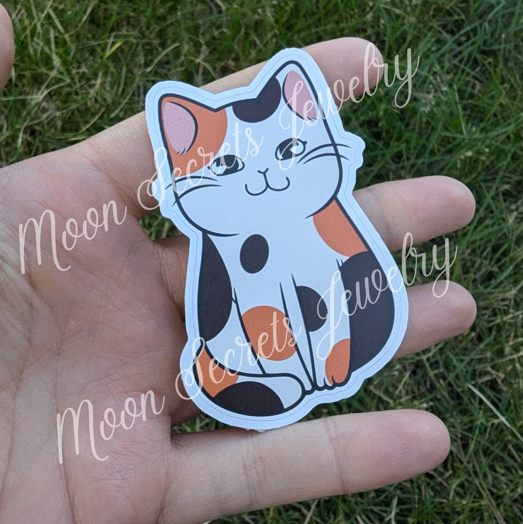 Calico Cat Sticker - Water Bottle Sticker - Laptop Stickers - Big Cat ...