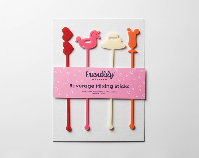 Pool Party Drink Stirrer Set - Etsy