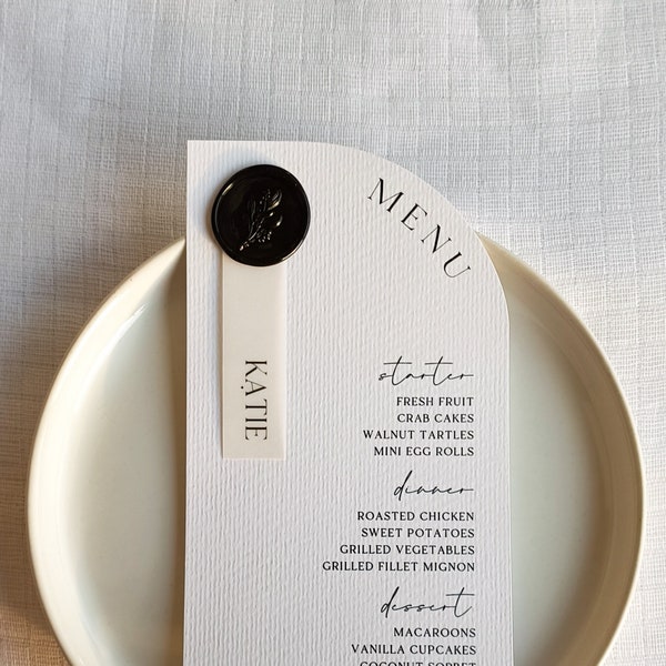 Menu Place Cards - Etsy