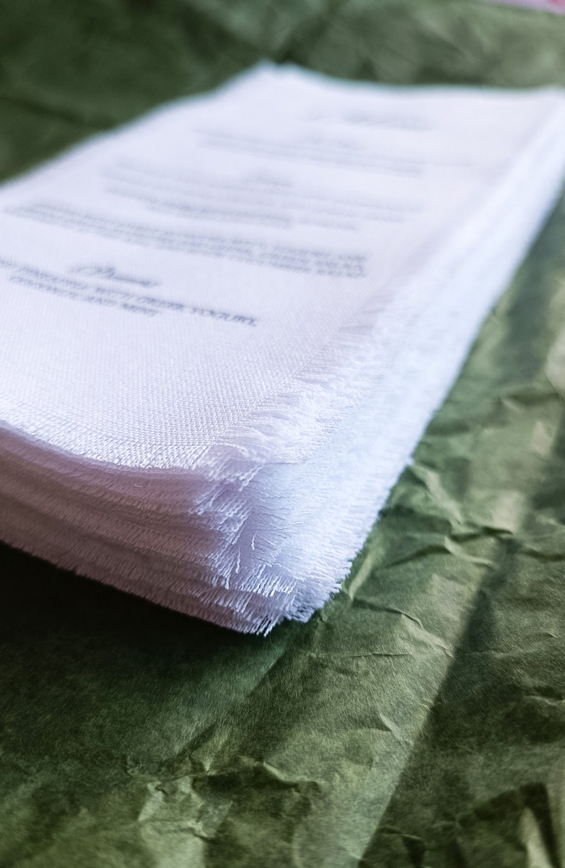 Fabric Menu Wedding Fabric Menus Let's Eat Modern Menu - Etsy