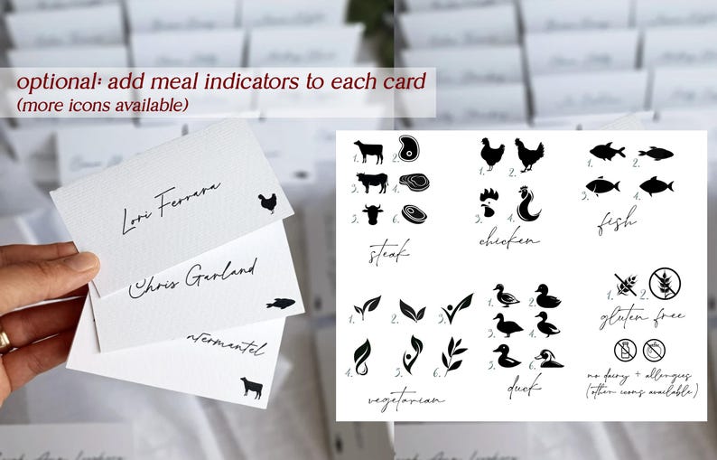 Segnaposto per matrimonio con sigillo in ceralacca color avorio ...