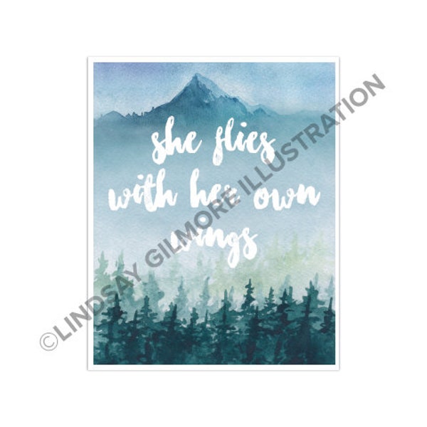 She Flies - Etsy
