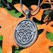 Celtic Knot Acorn Necklace With Fine Pewter Pendant - Irish Acorn, Oak ...