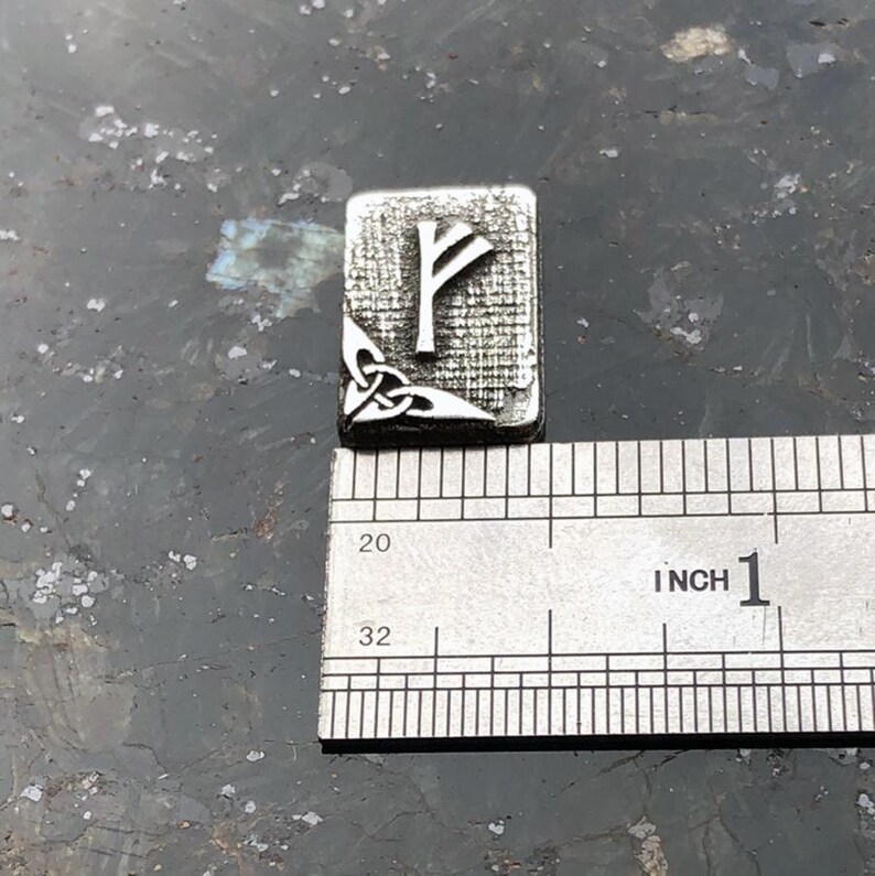 Pewter Metal Rune Set 24pc Elder Futhark - Etsy