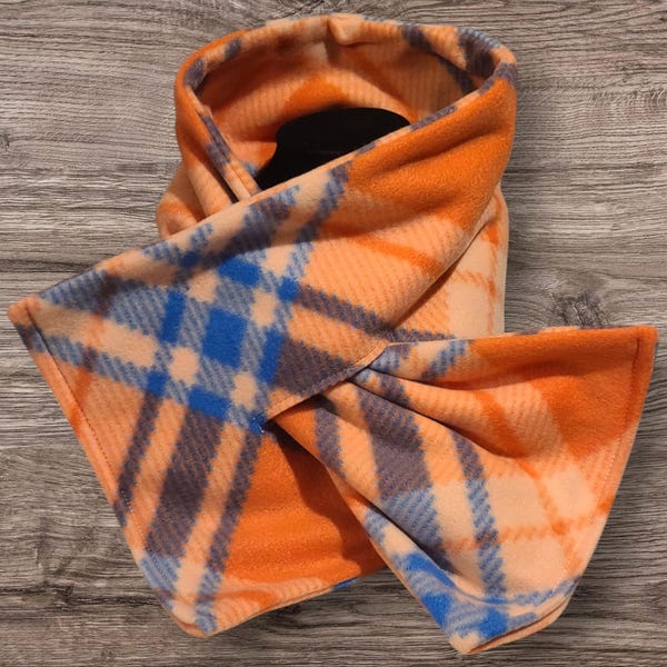 Fleece Keyhole Scarf - Etsy