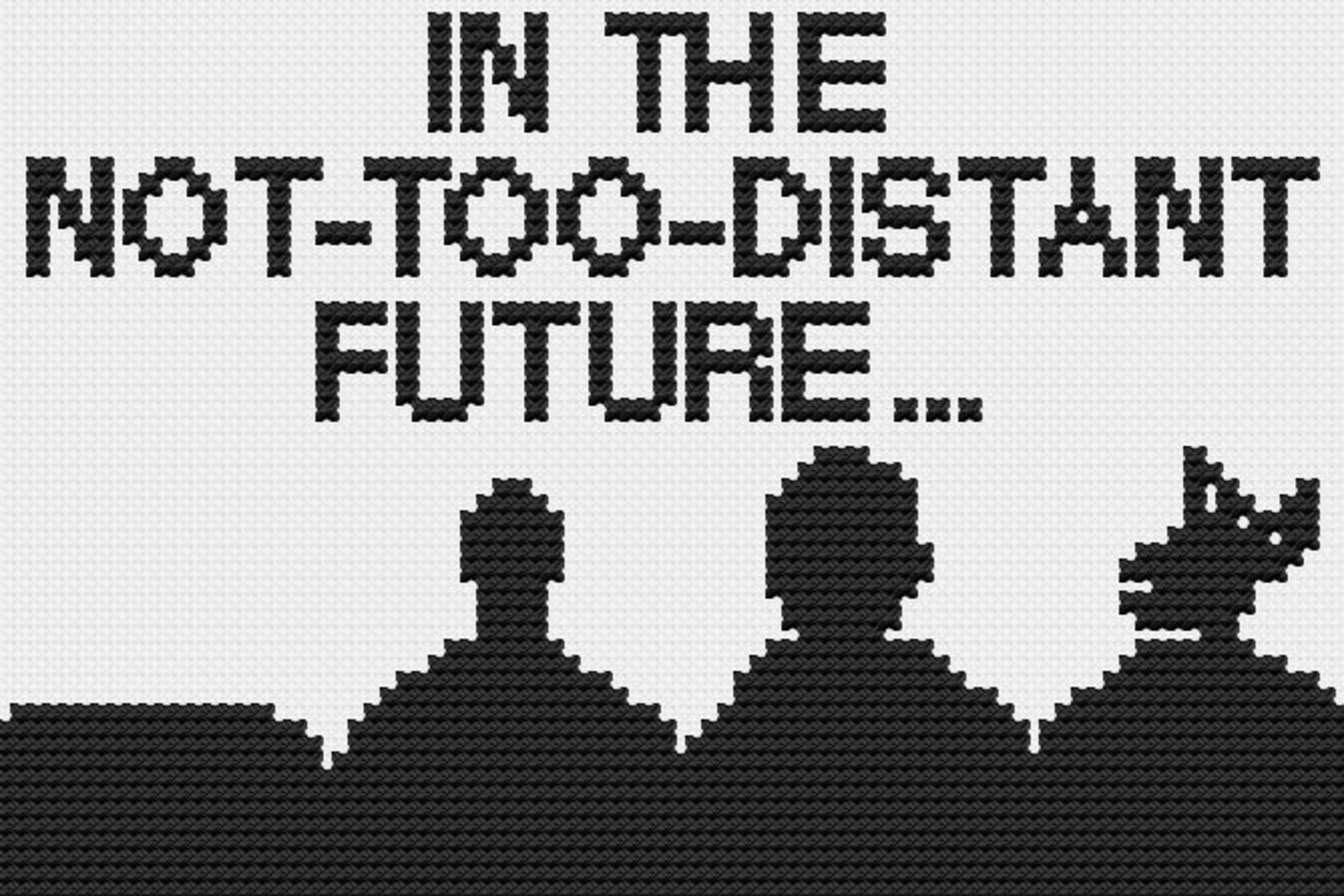 PDF MST3K Theater Silhouette Cross Stitch Downloadable Digital Pattern ...