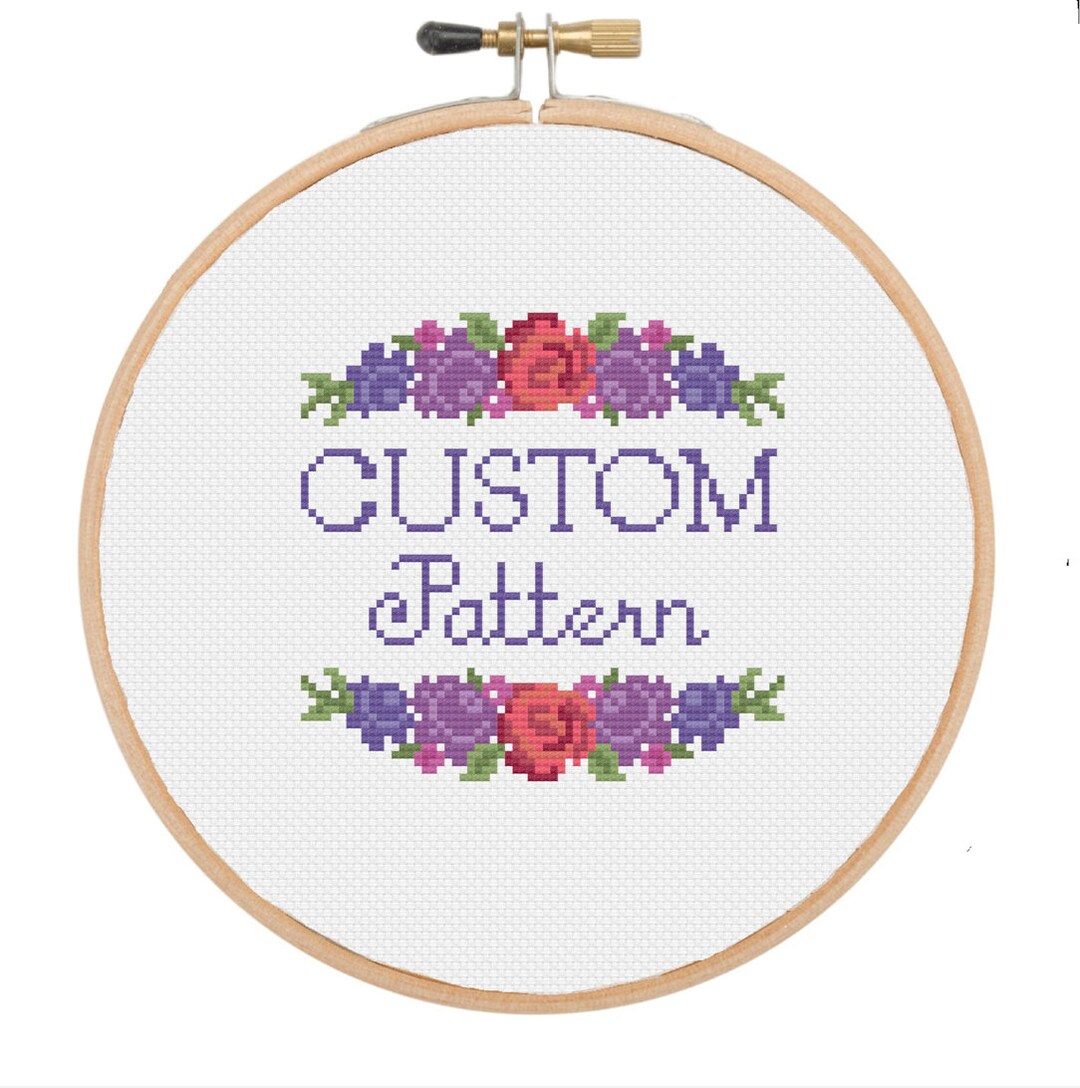 Custom PDF Cross Stitch Downloadable Digital Pattern - Etsy