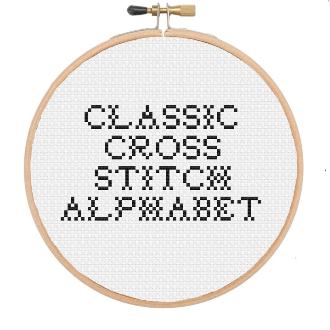 PDF XSTITCH ALPHABET Classic Cross Stitch Alphabet Font Cross Stitch ...