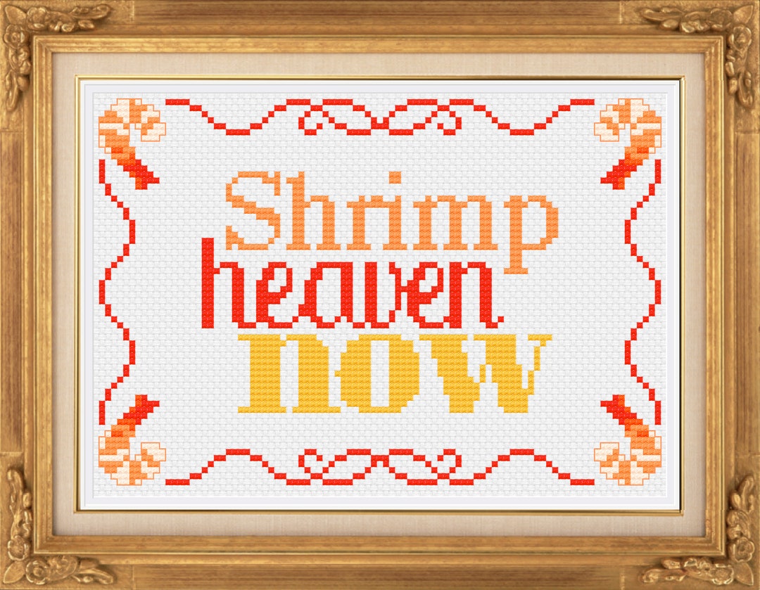 PDF MBMBAM Shrimp Heaven Now Cross Stitch Downloadable Digital Pattern ...