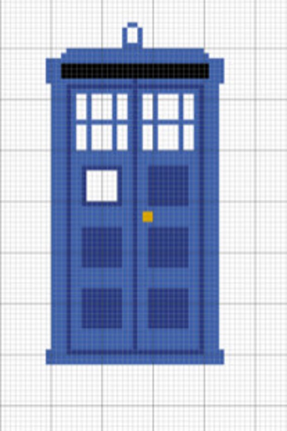 Dr Who Tardis Pattern