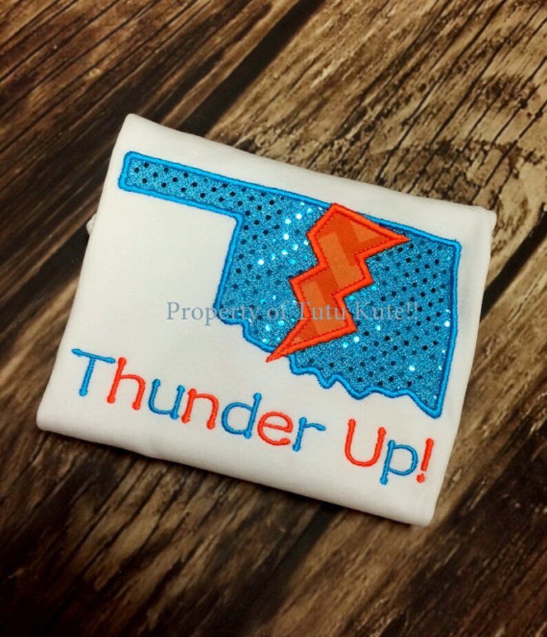 Thunder up Fan Shirt. FREE Personalization | Etsy
