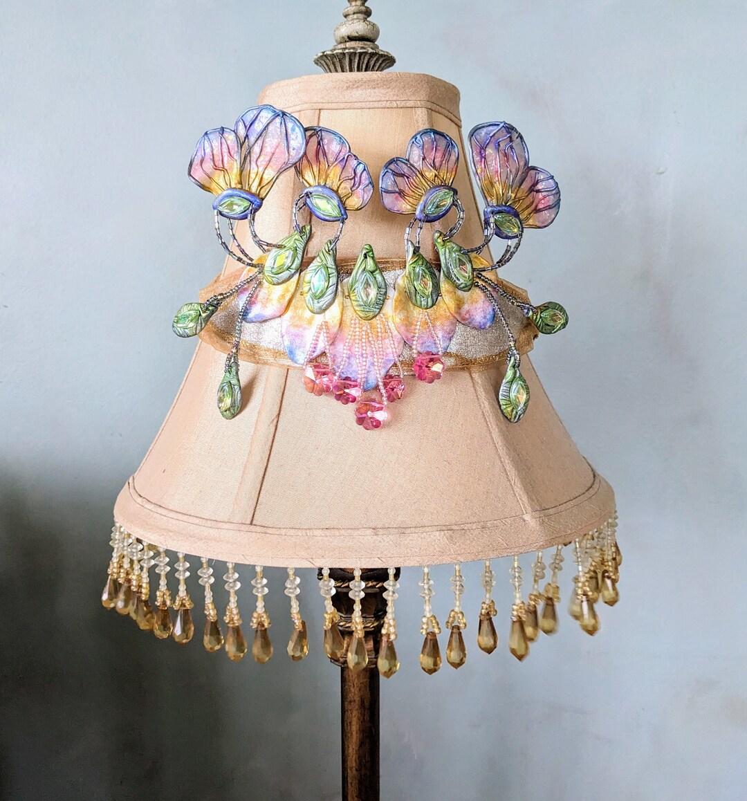 Butterfly Fairy Head Piece for Costume Wear, Fantasy Floral Crown for ...