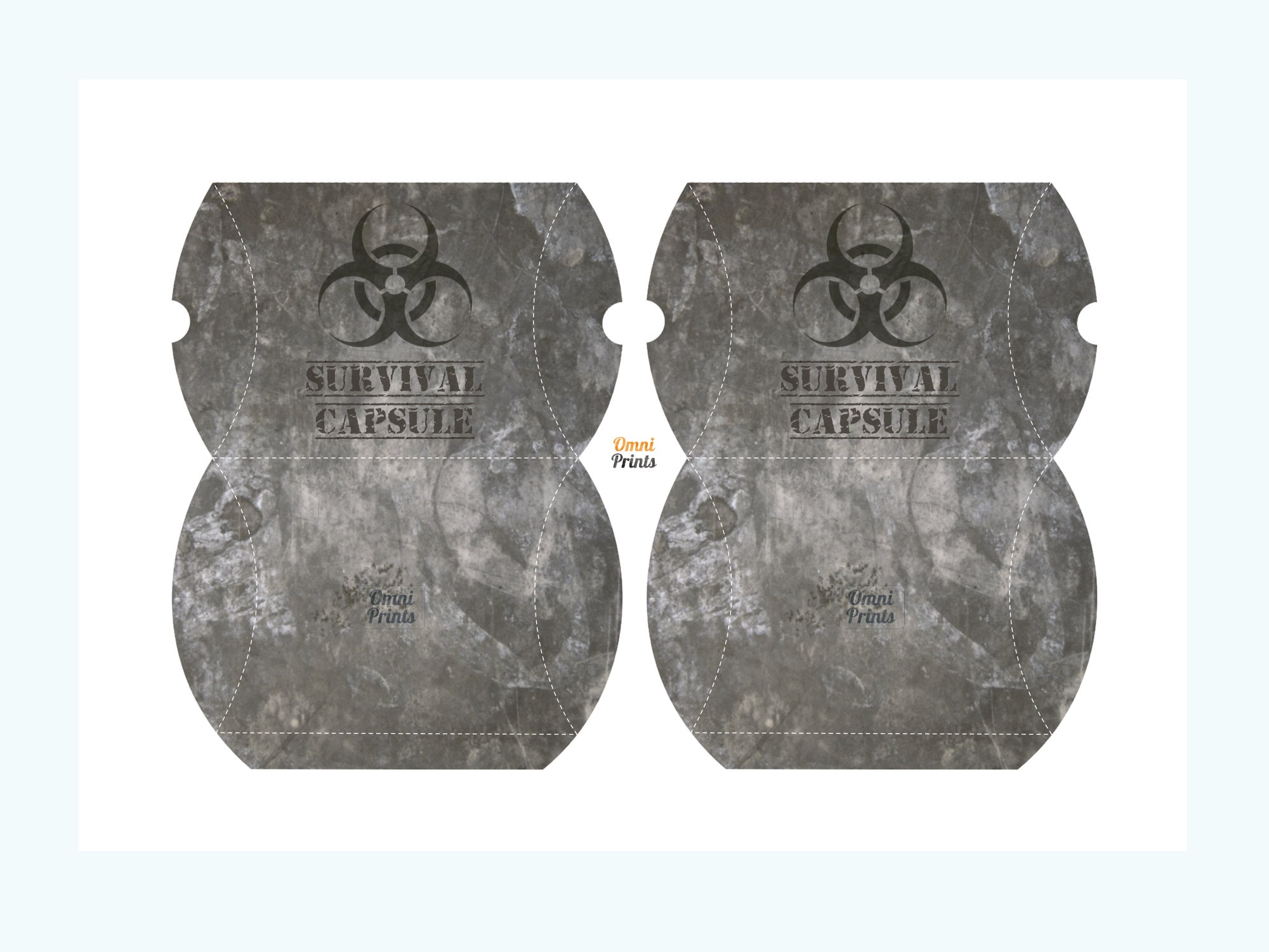 Zombie Downloadable Party Bundle With Bunting, Favor Box and Cupcake ...