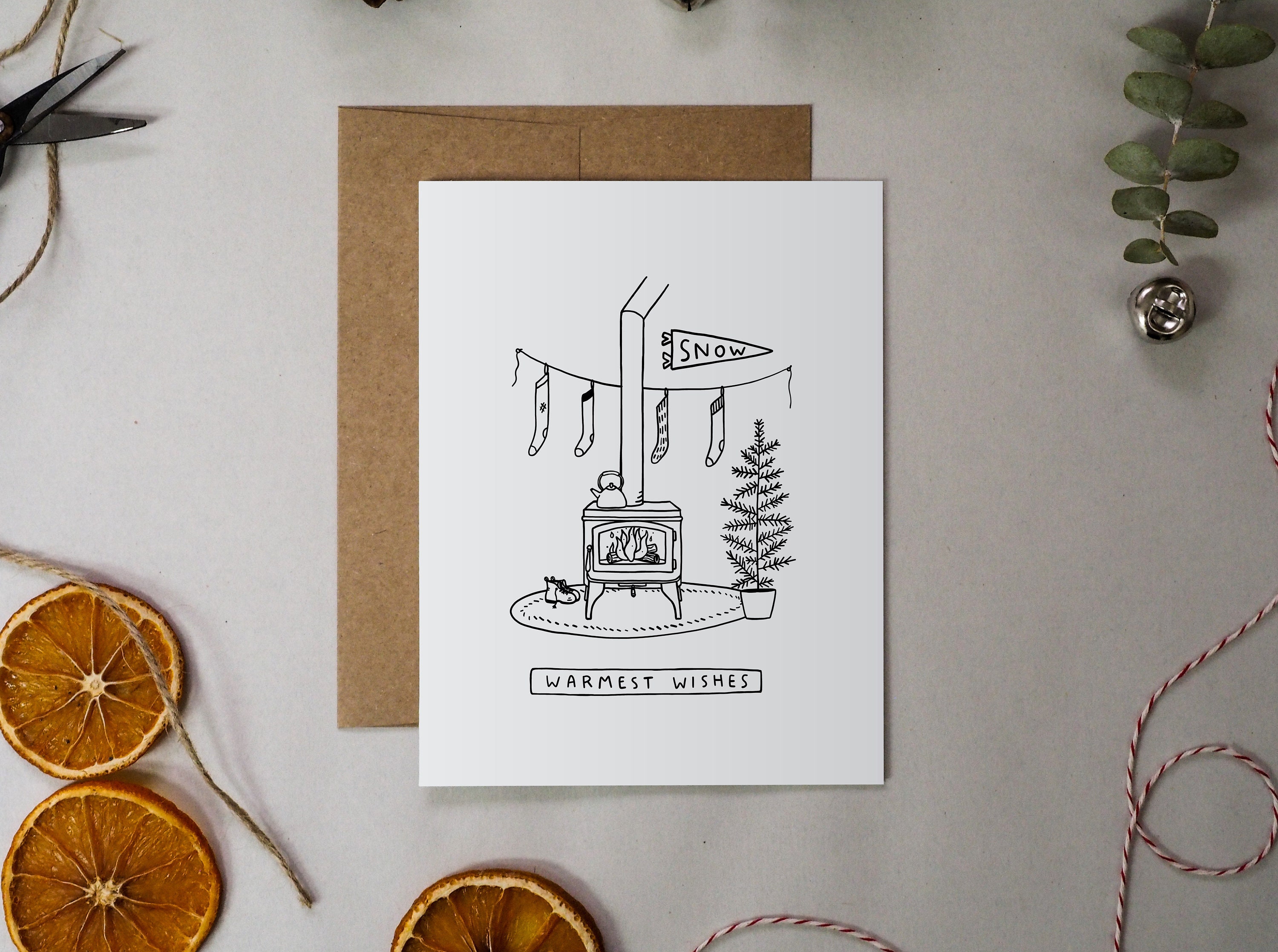 Cozy Christmas / Stay Cozy Christmas Card / Holiday Card - Etsy