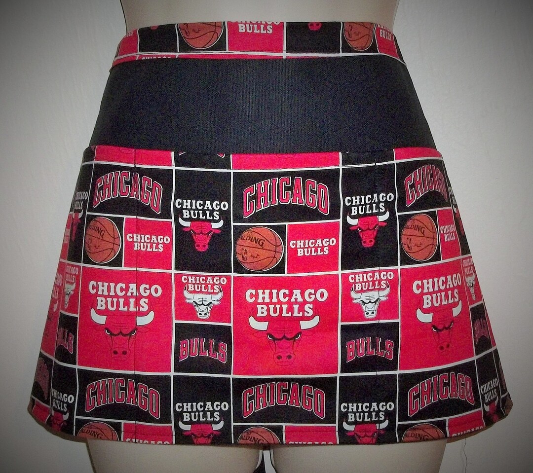 Handmade Server Waitress Waist Apron NBA CHICAGO BULLS With - Etsy Canada